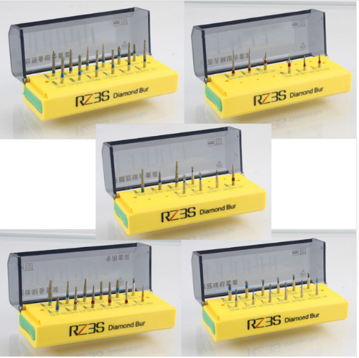 1 Set Dental Diamond Burs Open pulp cavity Diamond Bur Kit Dental Bur ...