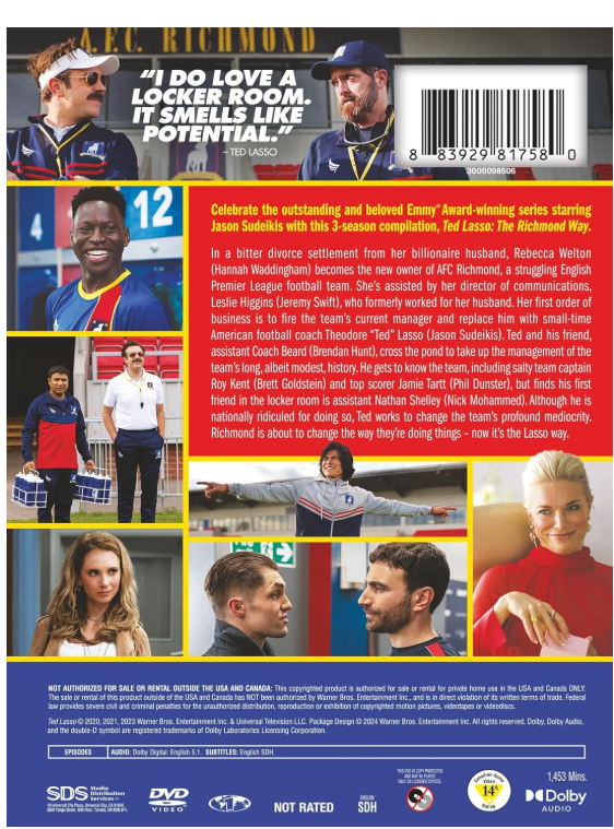 TED Lasso - Complete Series on DVD Seasons 1-3 /7 discs each box. | eBay