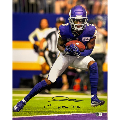 Jordan Addison Autographed Minnesota Vikings 16x20 Photo w/ 1st NFL TD ...