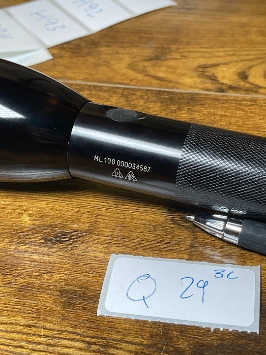 MagLite ML100 3-Cell C LED Flashlight, Chipboard Packaging, Black | eBay