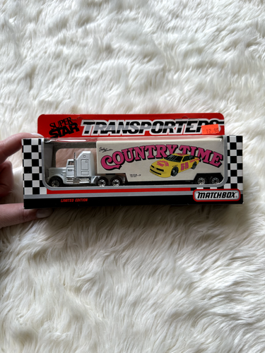 NEW Super Star Transporters Bobby Hamilton #68 Country Time Matchbox 1: ...