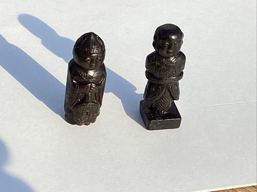 Lot Of 2 Chinese Jade Chop Seal / Stamps Hand Carved EMPEROR | eBay