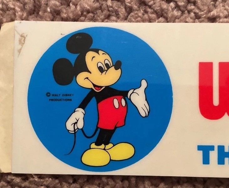 Walt Disney World Bumper Sticker Vacation Kingdom Of The World 14” x 3 ...