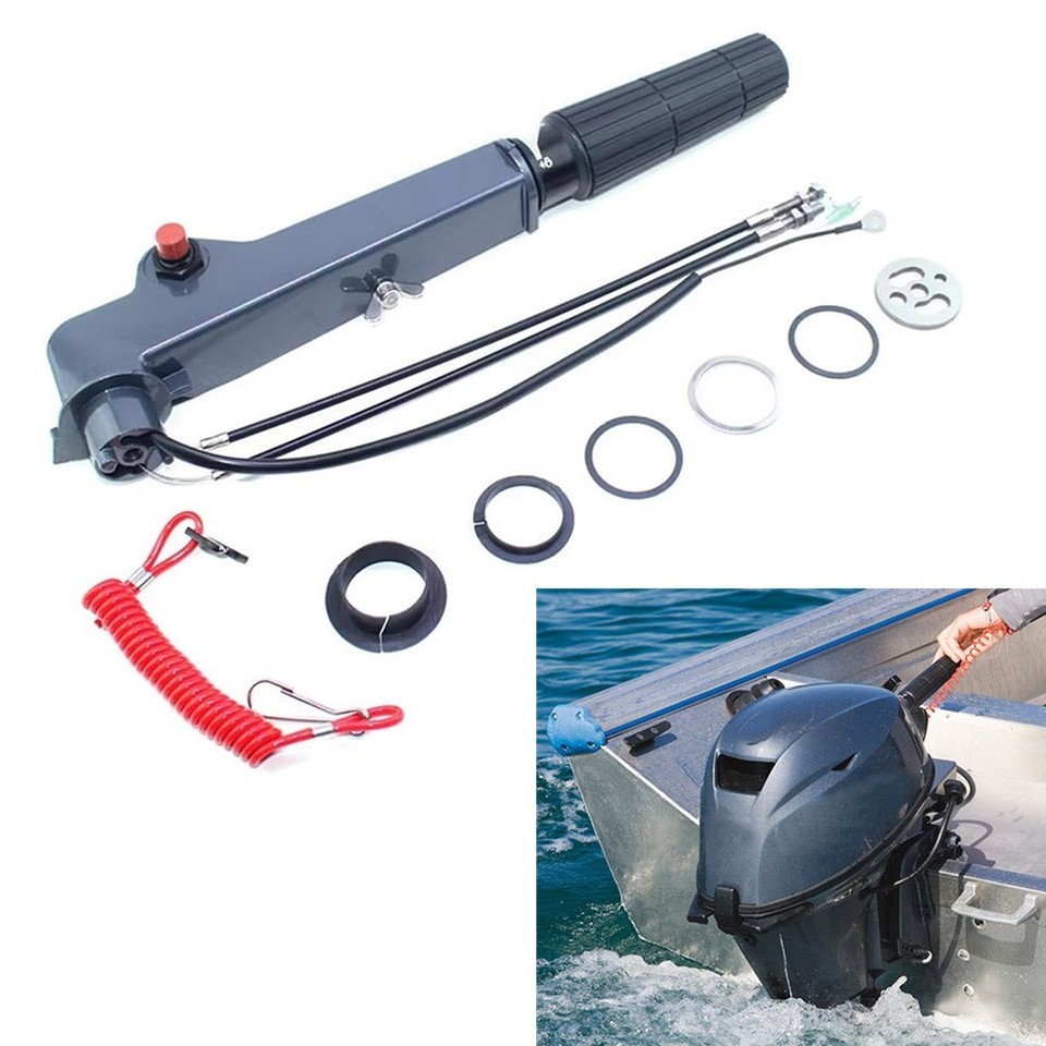 Steering Handle Tiller Arm Assembly Fits 9 9HP 15HP F6 F8 F9 9 Outboard ...