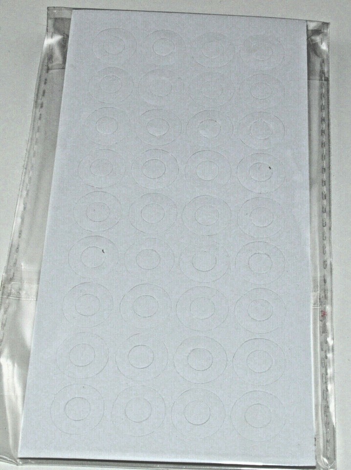 200 x SELF ADHESIVE PAPER REINFORCEMENT RING for Punched Holes ...