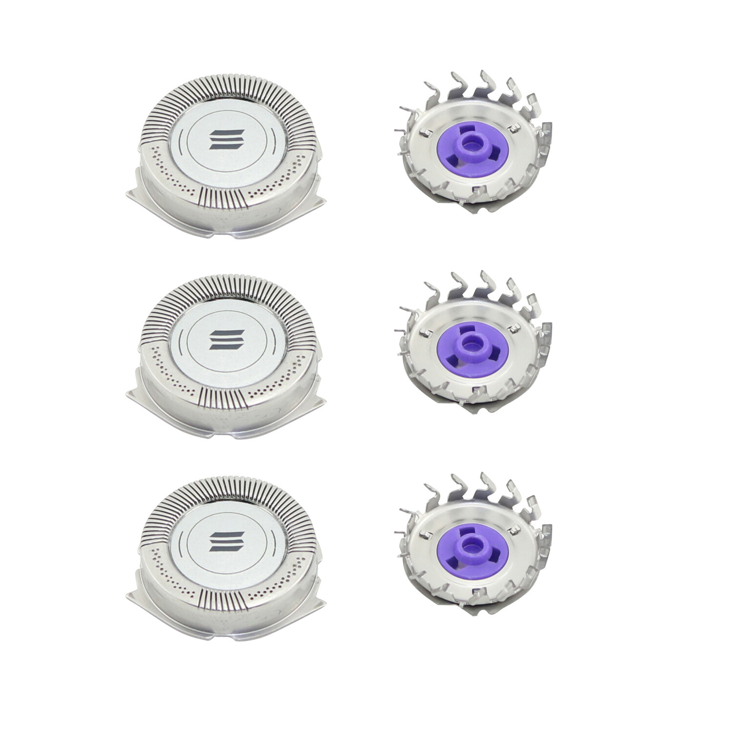 3 x Replacement Shaver Blade Heads For Philips AT899 AT897 AT896 AT894 ...