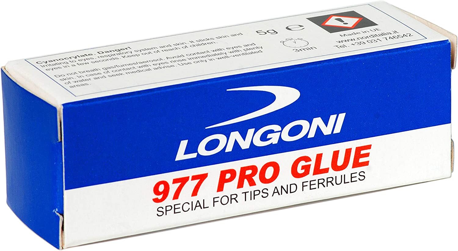 Longoni 977 Pro Glue for Billiard Pool Cue Tips 5 Gr | eBay