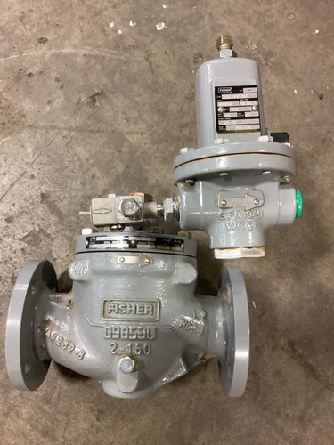 FISHER LR125 2" 150# MR95H PILOT OPERATED LIQUID PRESSURE REGULATOR 25 ...