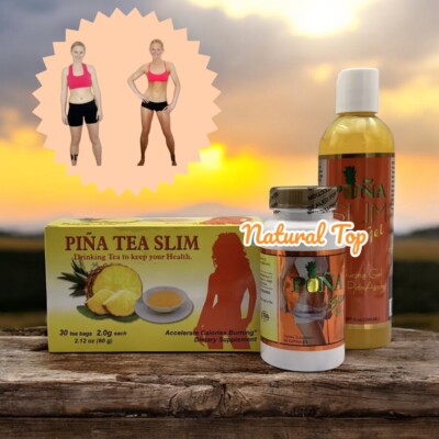 Kit Tea Pina Slim 30bags + Gel + 60 Cap Ming Chinese Slimming Weight ...