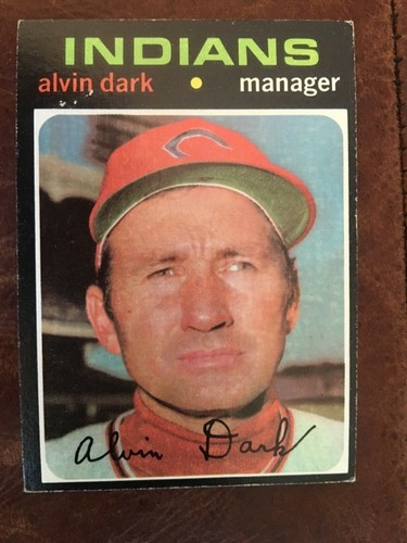 1971 Topps #397 Indians Manager Alvin Dark Baseball Card | eBay