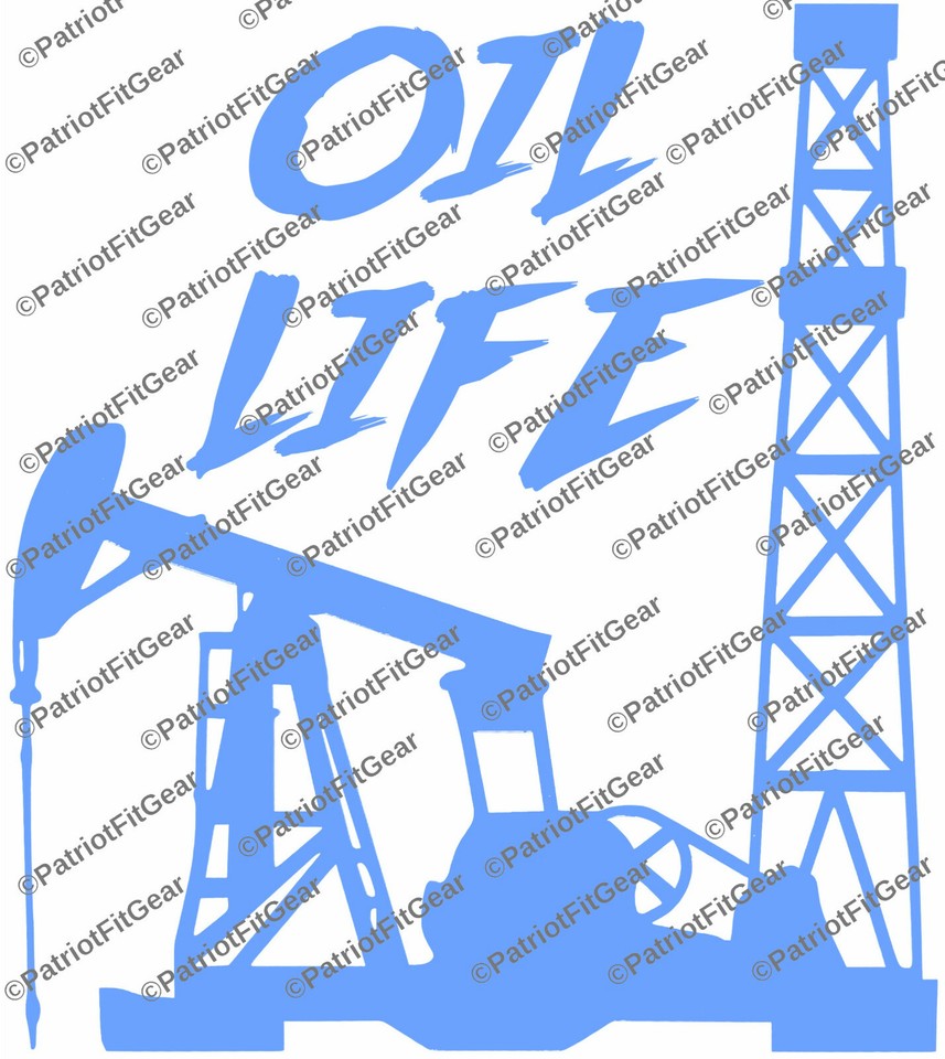 Oil Life,Oilfield Worker,Roughneck,Rig Life,Oil Rig,Derrick,,Sticker ...