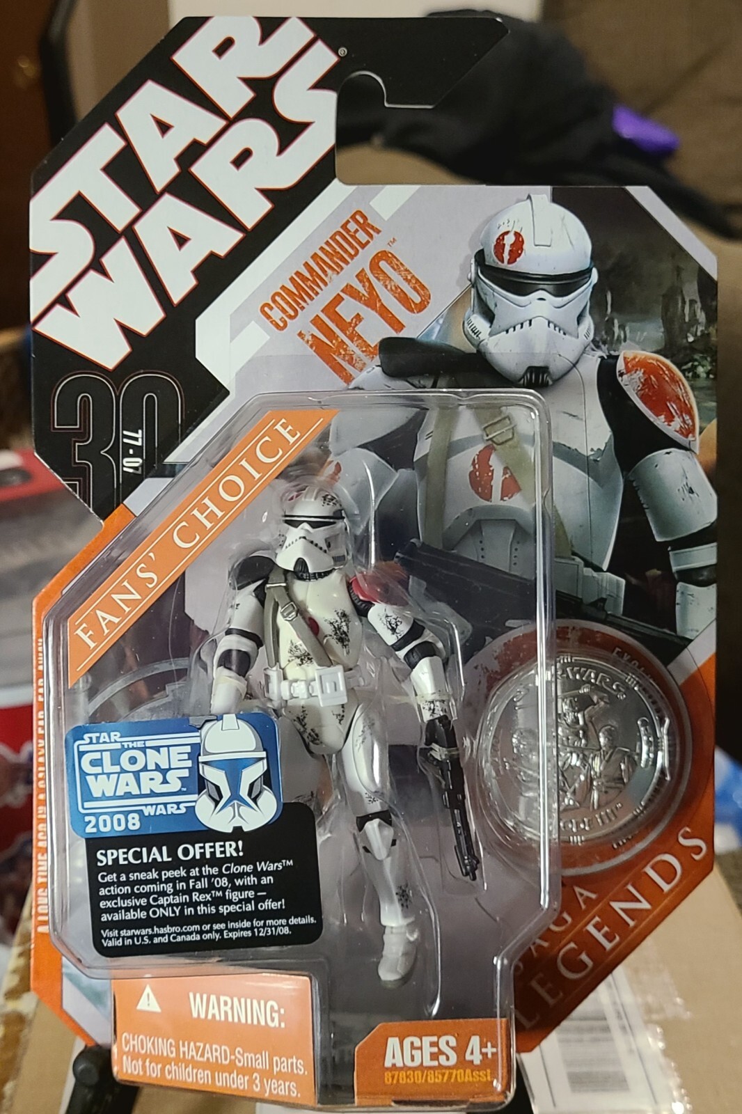 Hasbo Star Wars Saga Legends 30th Fans Choice Commander Neyo Action ...