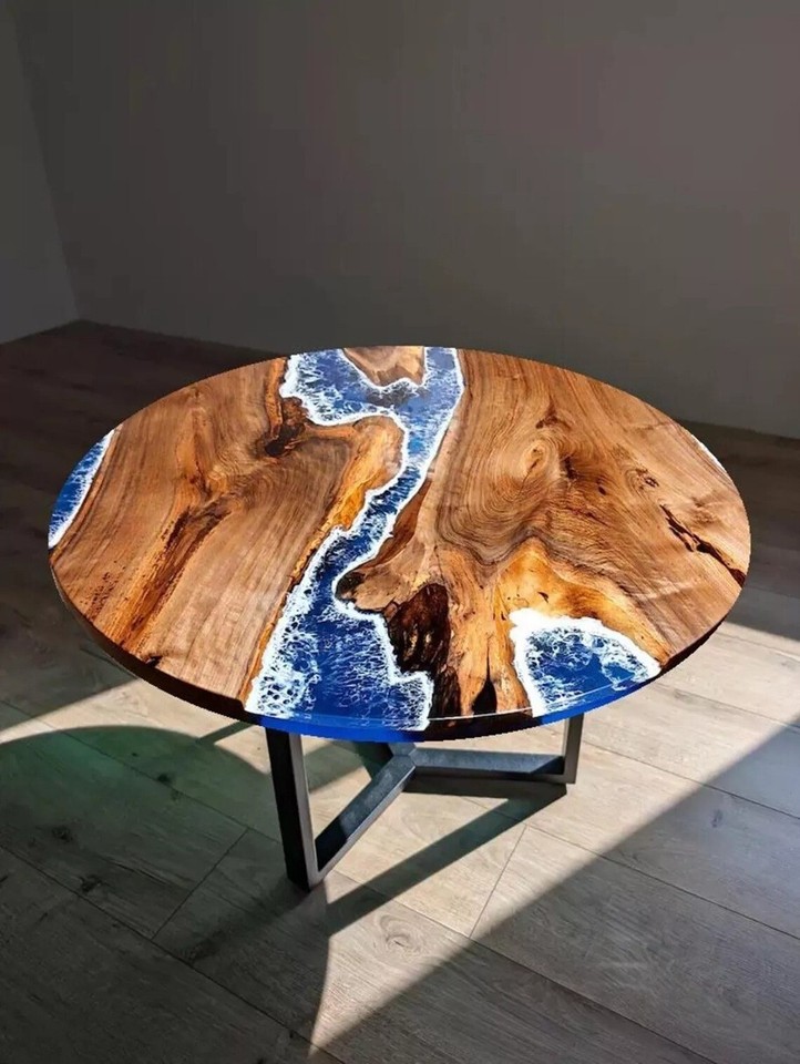 Luxury Resin Table - Epoxy Table Top, Unique Epoxy Furniture, Resin ...