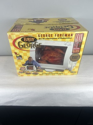 George Foreman Baby George Rotisserie Oven Grill GR59A Roasting Machine ...