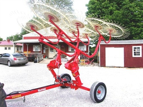 New Enorossi 8 Wheel CADDY Rake -FREE 1000 MILE FREE DELIVERY FROM ...