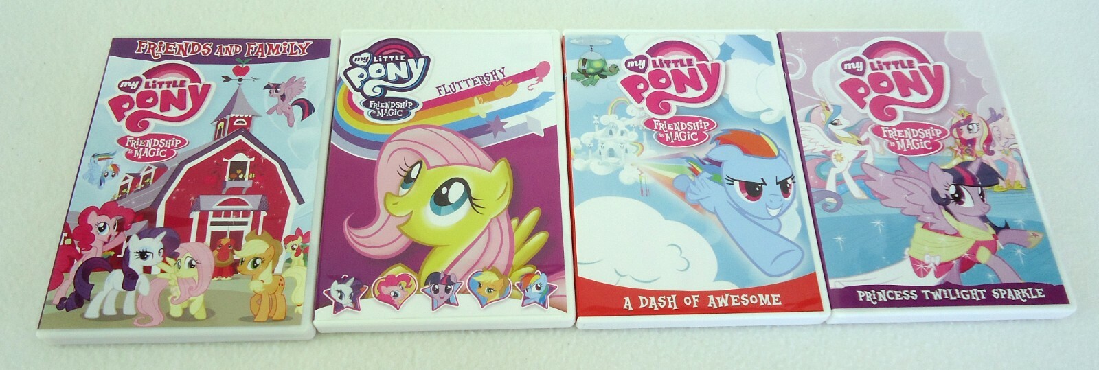 My Little Pony DVD Movie Lot of 4 Friendship Is Magic Friends MLP ...