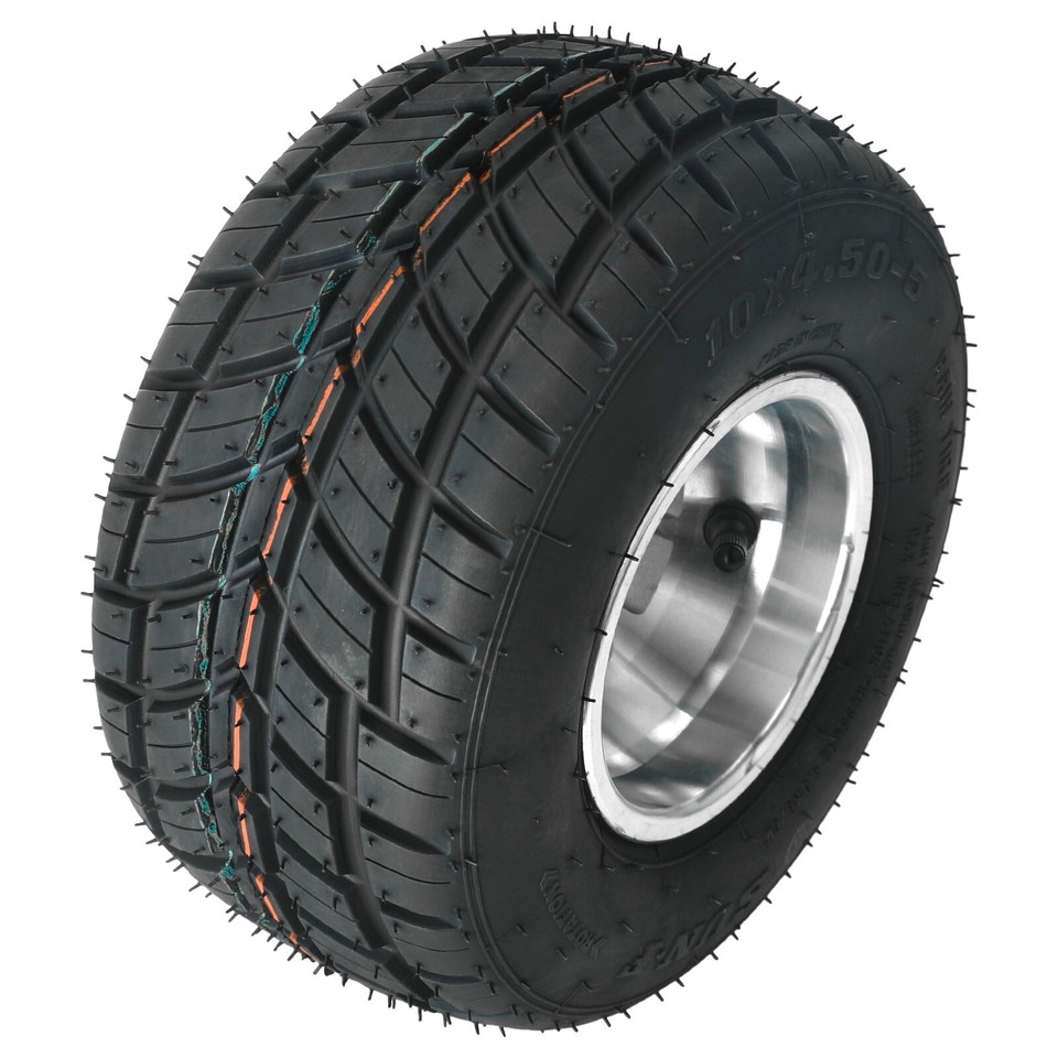 Pair 5" Go Kart Front Wheel Tyre 10x4.50-5 for Slider Drift Go kart ...