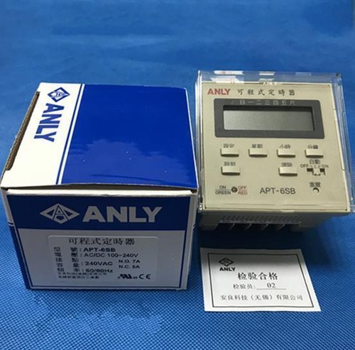 1PC New For ANLY WEEKLY PROGRAMMABLE TIMER APT-6SB | eBay