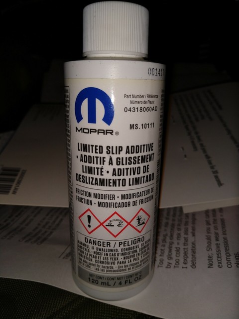 NOS Case of 12 Mopar Limited Slip Additive Friction Modifier 4oz ...