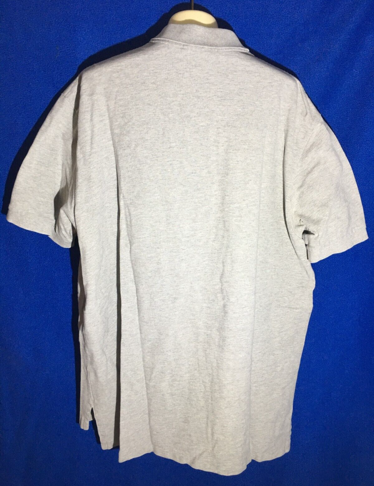 Polo Ralph Lauren Mesh Light Gray Short Sleeve Men's XXL Cotton Shirt ...