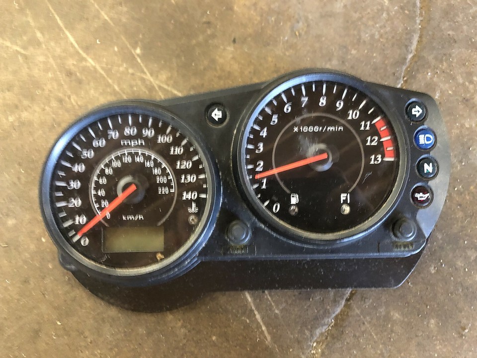 Kawasaki Ninja 650 R EX650 EX 06 07 08 OEM Speedometer Gauge cluster ...