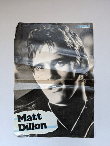 Bravo Poster DIN A3 Matt Dillon, hinten: Jez Strode | eBay.de