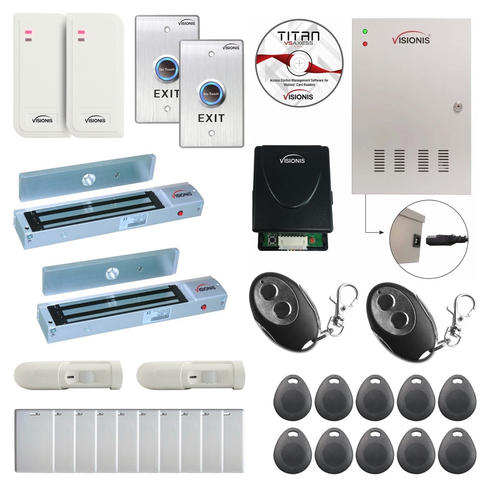 Two Door Access Control with Software Maglock TCP/IP Controller ...