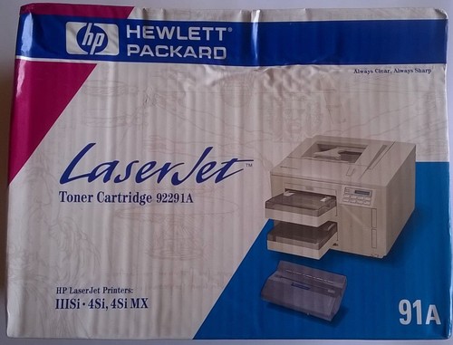 HP Original Toner 92291A 91A für HP LJ IIISi 4Si 4Si MX OVP neu Rech ...