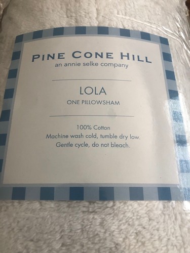 PINE CONE HILL LOLA White Thick 2 EURO SHAMS 26x26 NWT | eBay