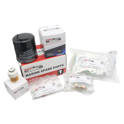 Outboard Maintenance Kit for Yamaha F50B Marine with Thermostat Oil ...