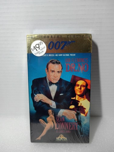 Dr. No VHS 1988 James Bond 007 Sean Connery 1962 Classic Film Brand New ...