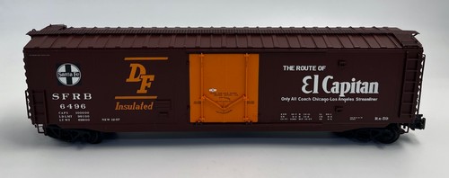 Atlas Santa Fe El Capitan 50' Plug Door Boxcar SFRB 6496 | eBay