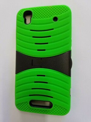 New Boost Mobile ZTE Max N9520 Green Hyrbid Shockproof Strong Case ...