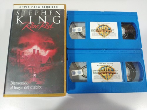 Stephen King Rose Red Terror Horror Craig R Baxley 2 X Vhs Cinta Tape ...