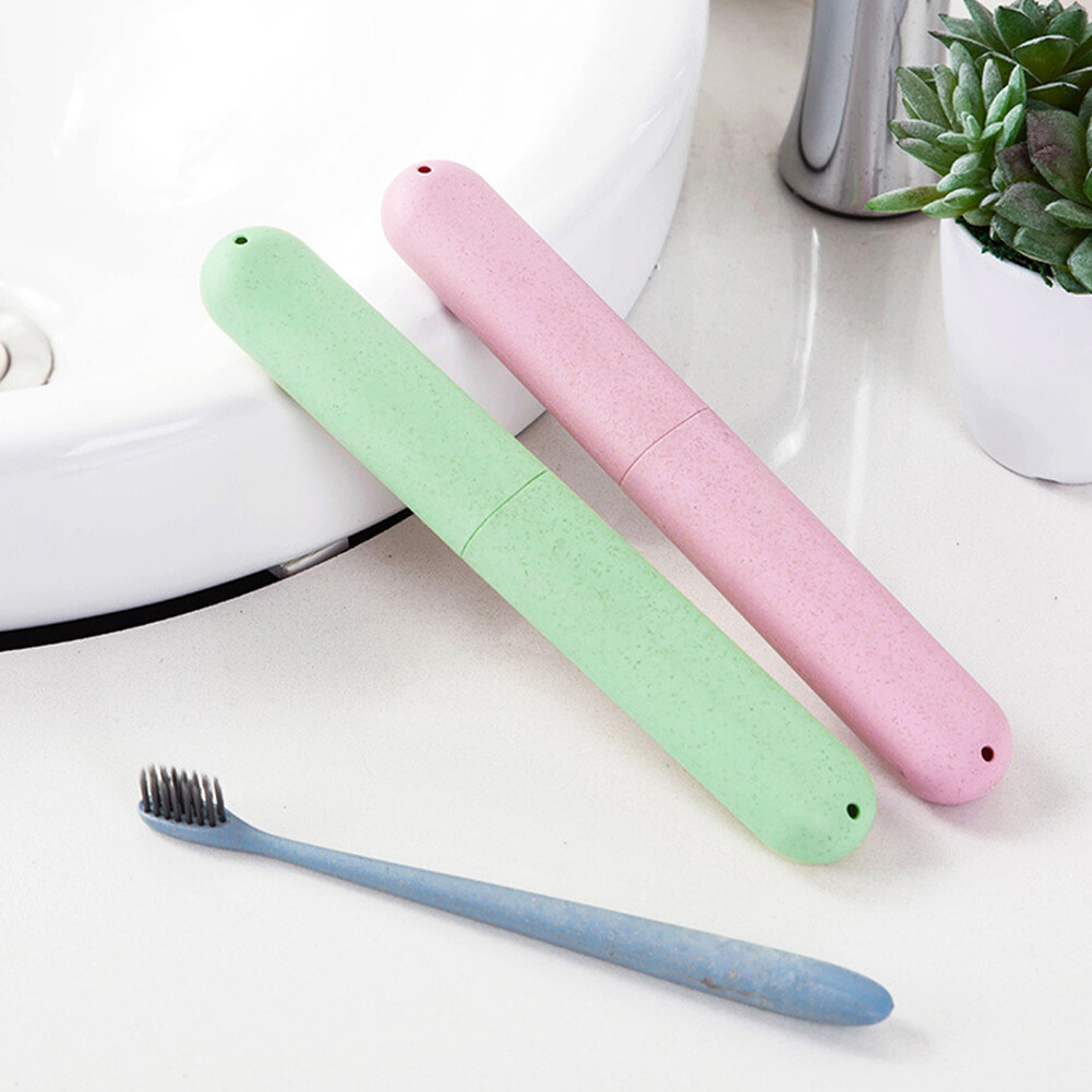 2pcs Home School Toothbrush Case For Travel Reusable Hiking Indoor ...