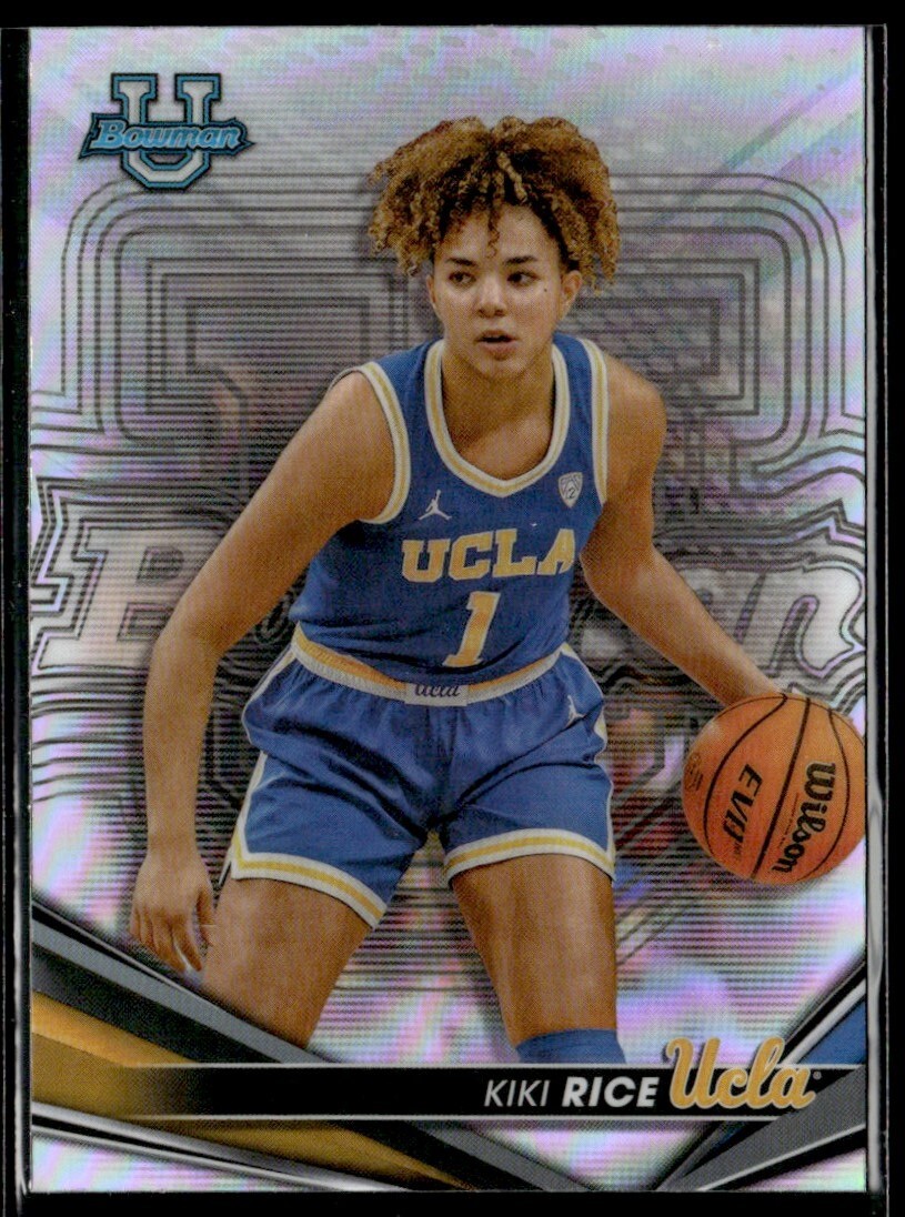 2022-23 Bowman Best University Refractor Kiki Rice UCLA Bruins #18 | eBay