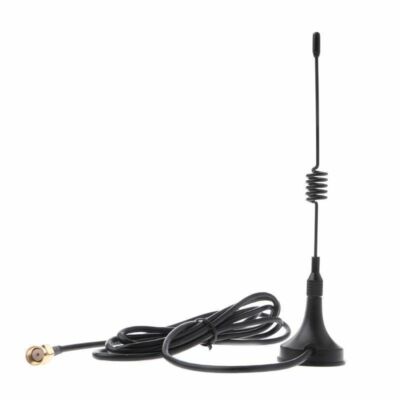 433 MHz 3dBi Gain Omni, 6 Inches Antenna w Magnetic Base 5ft Coax SMA ...