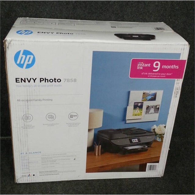 HP Envy 7858 All-in-one Inkjet Wi-fi Color Printer with Mobile Printing ...