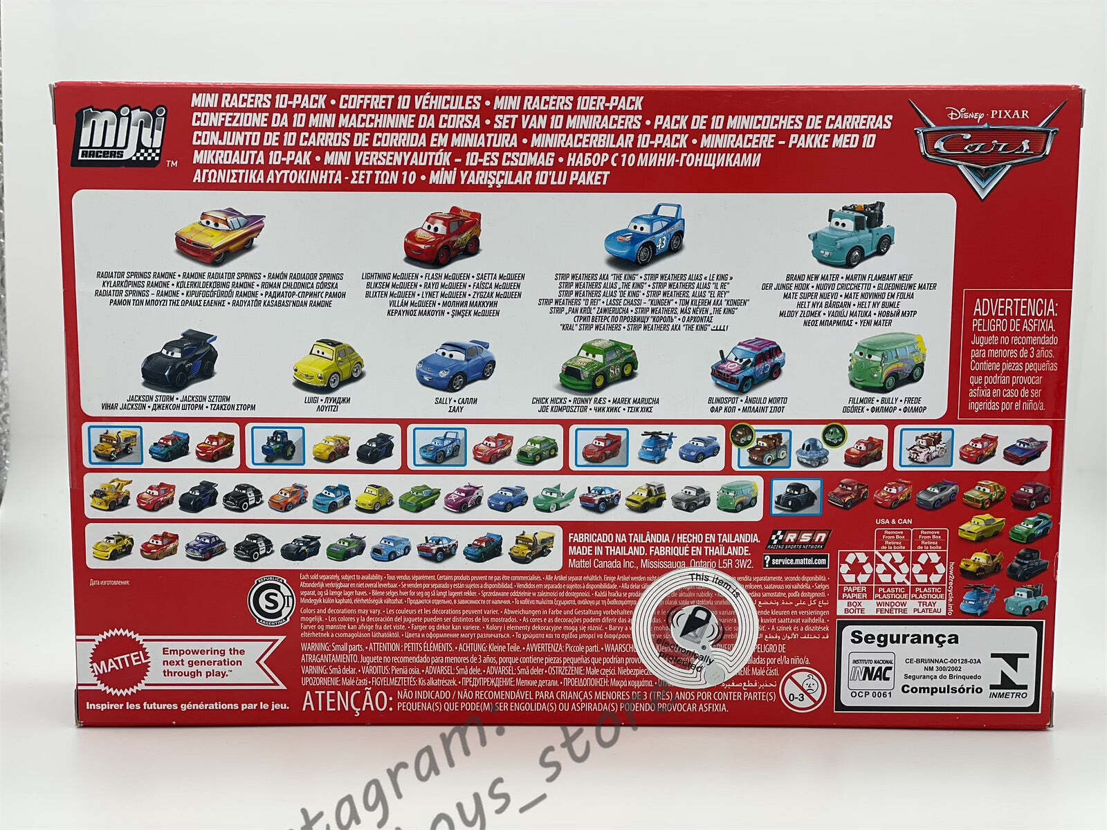 MINI RACERS DISNEY PIXAR CARS 10-PACK RADIATOR SPRINGS RAMONE - BNIP | eBay