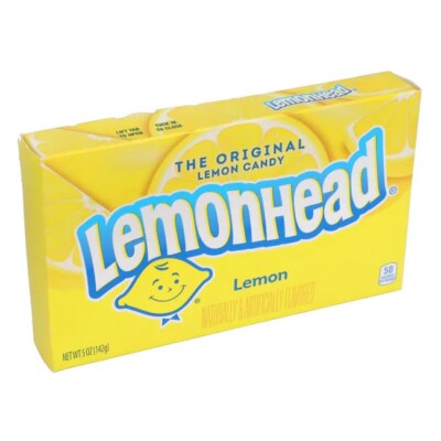 4 Boxes of Lemonheads - 5oz Each - Free Shipping - Sweet Lemon Candy | eBay