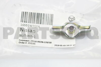 16551W700A Genuine Nissan NUT-WING 16551-W700A | eBay