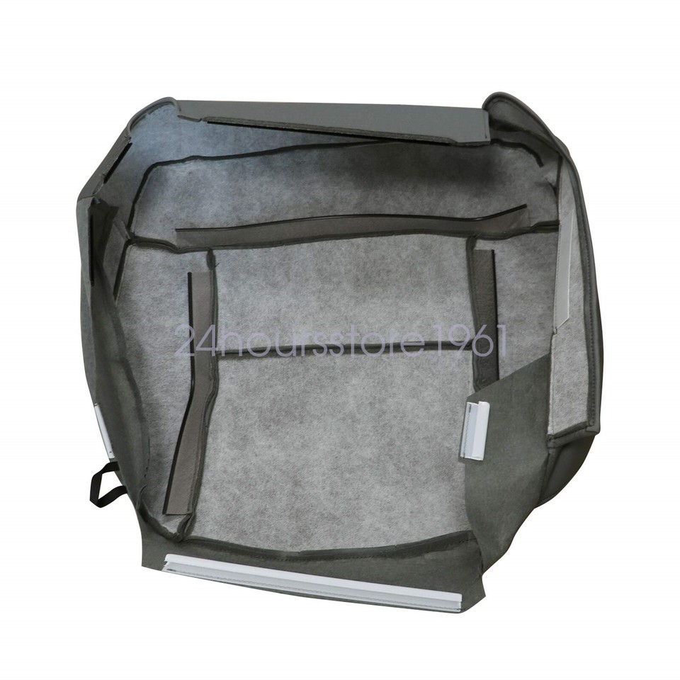 For 2004-2008 Ford F150 Lariat Front Cloth Seat Cover Gray & Driver ...