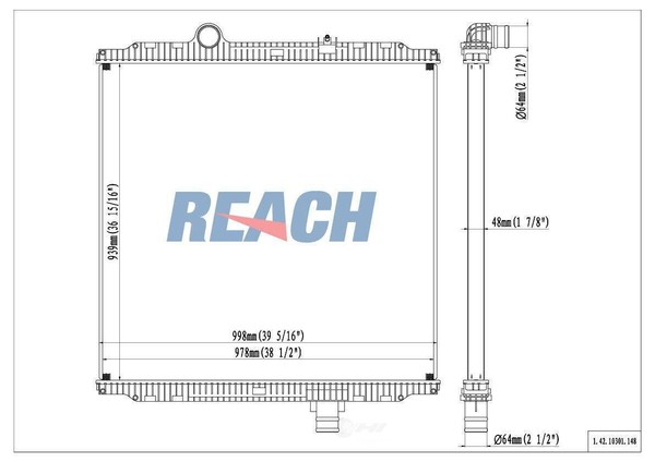 Radiator Reach Cooling 42-10301 for sale online | eBay