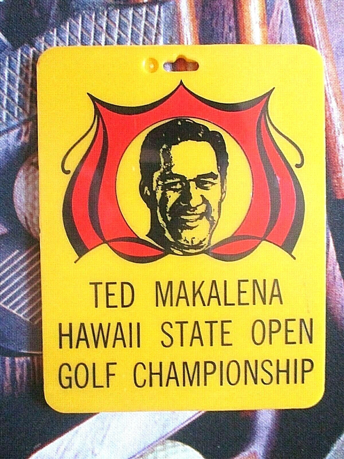 vtg - PGA Bag Tag - 1982 HAWAII STATE OPEN GOLF CHAMPIONSHIP - Ted ...