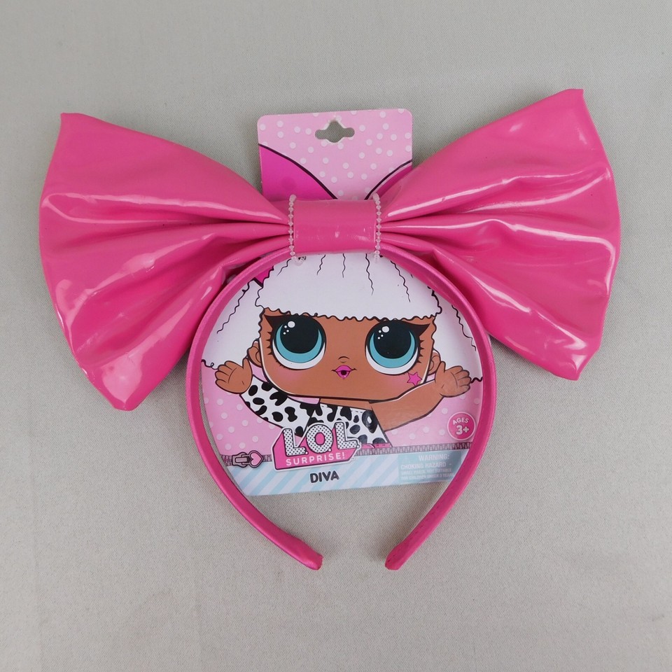 LOL Surprise Doll Kids Diva Headband Pink Bow Halloween Costume Dress ...