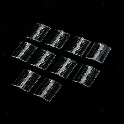 10pcs Acrylic Glass Hinge Colorless Clear to Stick on Acrylic Glass And ...