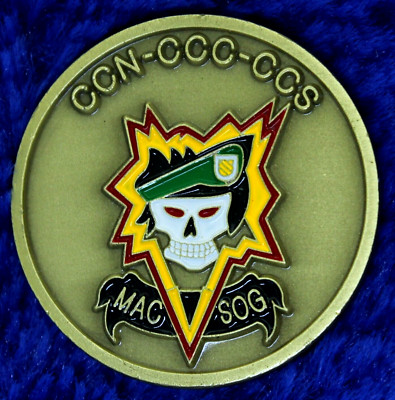 US Army Special Forces MACV-SOG Vietnam LT General Brown Challenge Coin ...