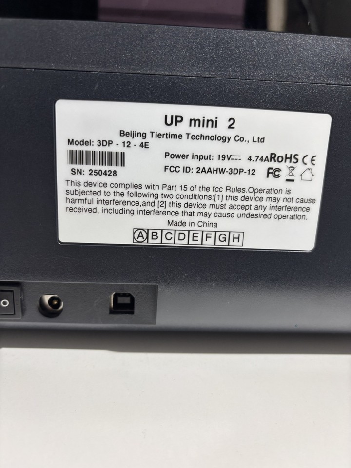 Tiertime UP Mini 2 3D Printer- Power tested | eBay UK