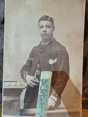 Antique African American Cdv* COLORED MALE *HBCU * RICHMOND VIRGINIA | eBay