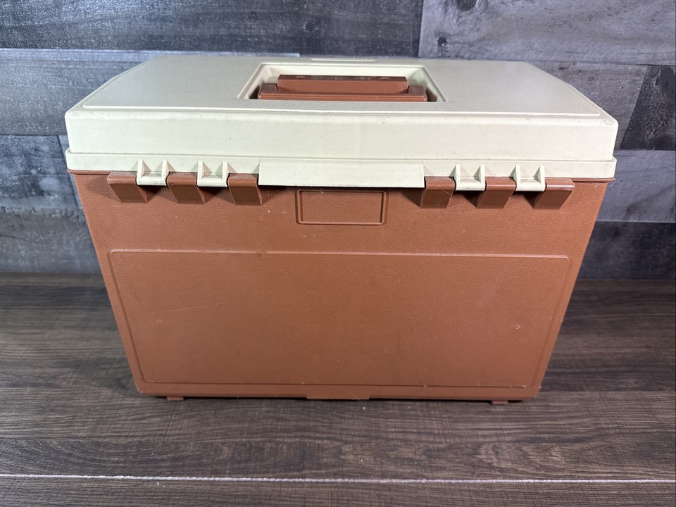 Plano / 757 Tackle Box / Fishing Storage / Brown/Tan / Made In USA ...